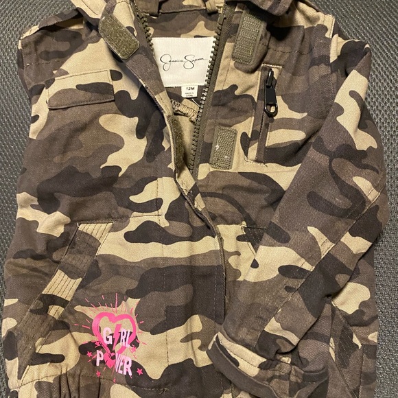 Jessica Simpson | Jackets & Coats | Jessica Simpson 2 Month Camo Jacket ...